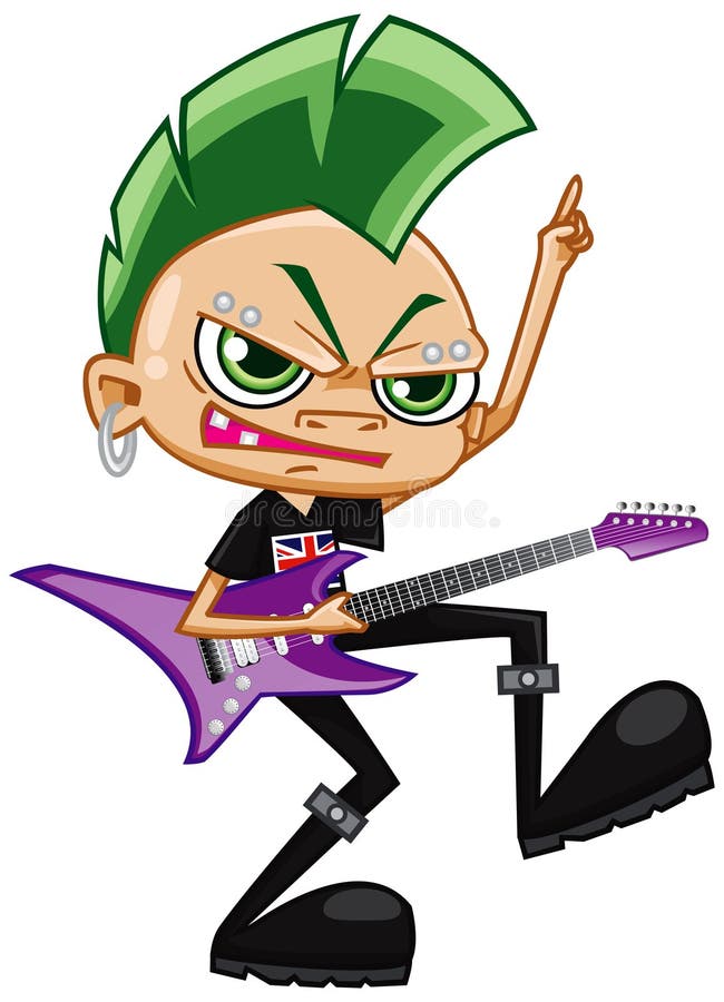 Punk Boy Cartoon Stock Illustrations – 933 Punk Boy Cartoon Stock ...