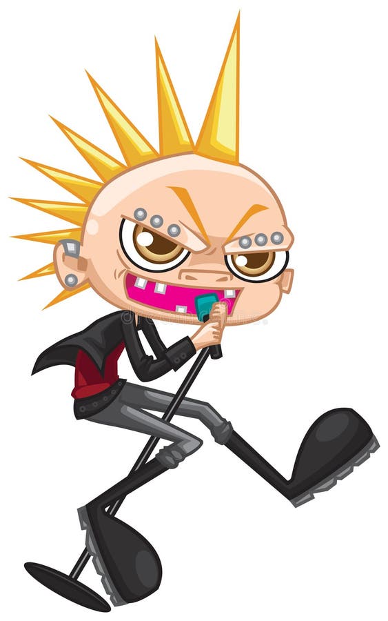 Punk Boy Cartoon Stock Illustrations – 933 Punk Boy Cartoon Stock ...