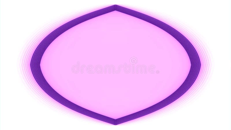 Abstract Neon Purple Oval Shape Stock Footage - Video of dynamic, neon ...