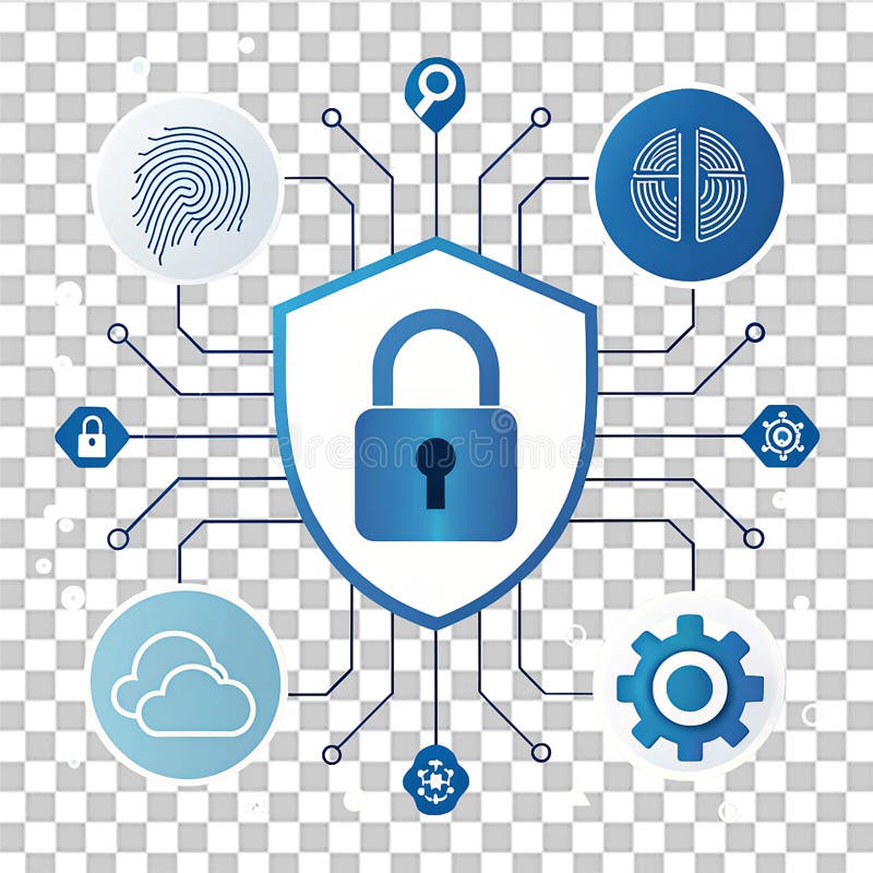 Digital Illustration of Realistic Security Camera Stock Illustration ...