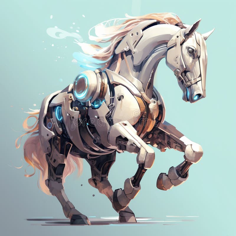 Robotic Horse Stock Illustrations – 288 Robotic Horse Stock ...