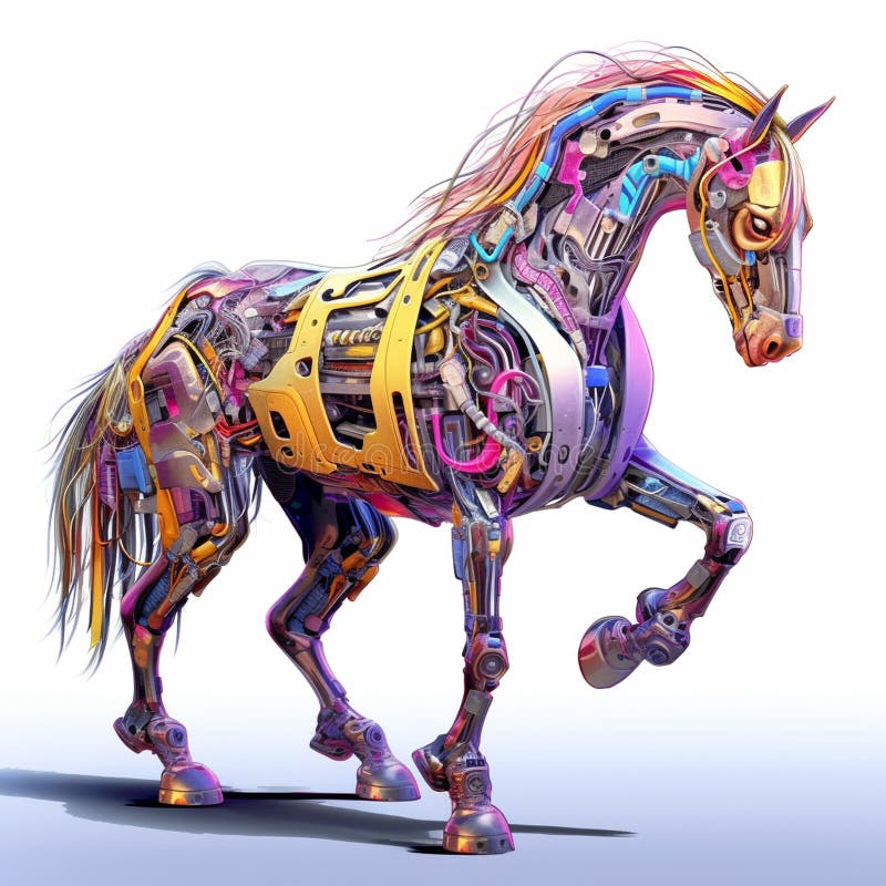 Robotic Horse Stock Illustrations – 288 Robotic Horse Stock ...
