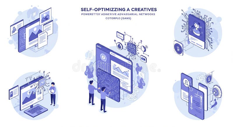 Optimizing Creatives Stock Illustrations – 3 Optimizing Creatives Stock ...