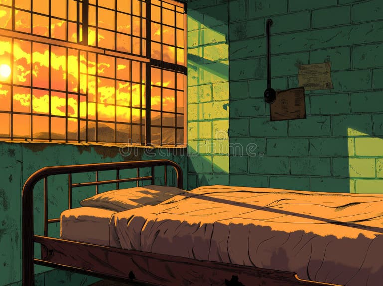 A Digital Illustration Showcasing a Wireframe Perspective View of an L ...