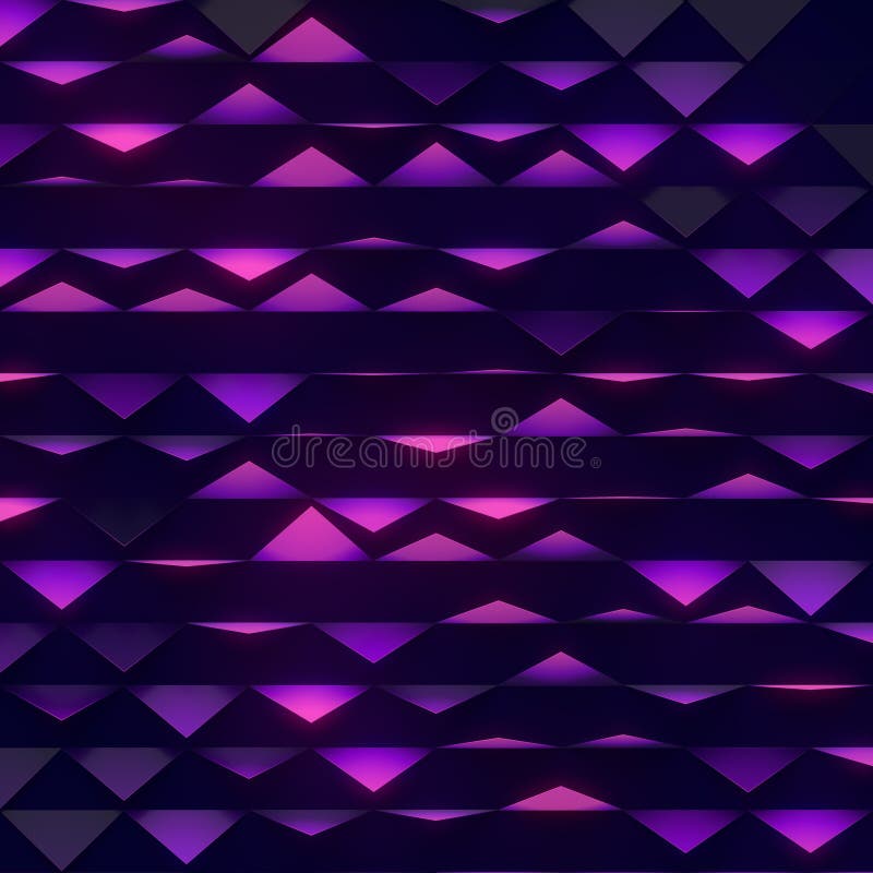 Digital Illustration of a Simple Geometric Pattern of Triangular Shapes ...