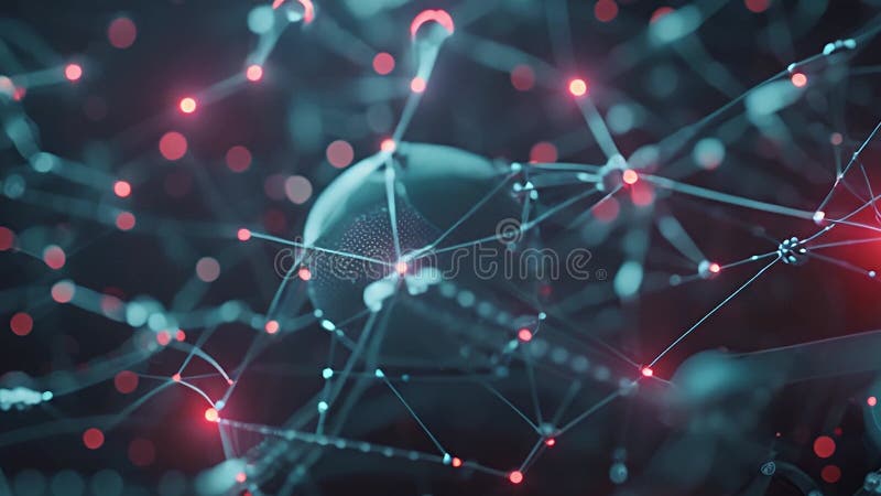 Abstract Network Connection. Suitable for Live Background Stock Video - Video of design, digital ...