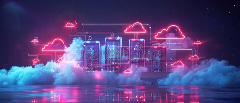 Digital Illustration of Streamlined Business Process Flowchart with ...