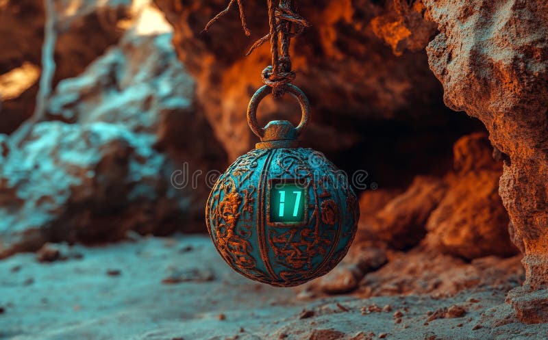 A Digital Illustration of a Time Bomb, Featuring a Countdown Timer Set ...