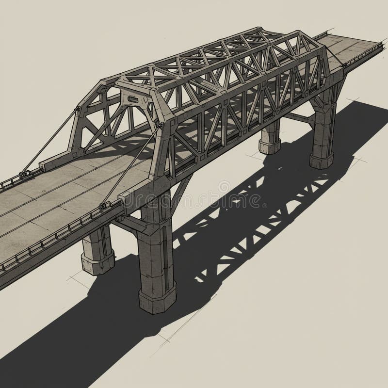 Truss Illustration Structure Stock Illustrations – 2,144 Truss ...