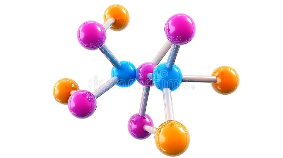 Digital Illustrative Design of Atom with Orbiting Subatomic Particles ...