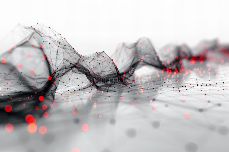 Digital Image of Abstract White Background with Geometric Polygonal ...