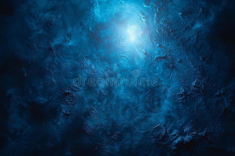 Digital Image of Blue Background with a Blue Light at the Center Stock ...