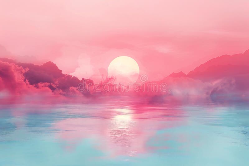 Digital Image of Bright, Pastel Colored, Abstract Background, High ...