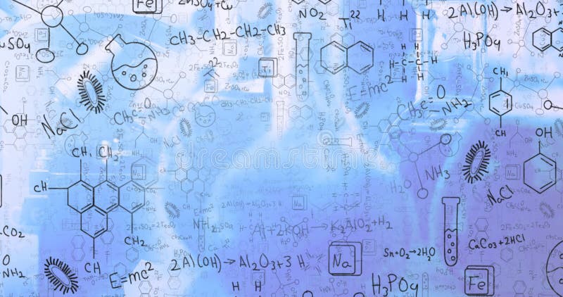 Chemical Equations Background Stock Illustrations – 158 Chemical ...