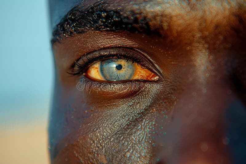 Digital Image of Close Up of a Man S Eye, High Quality, High Resolution ...