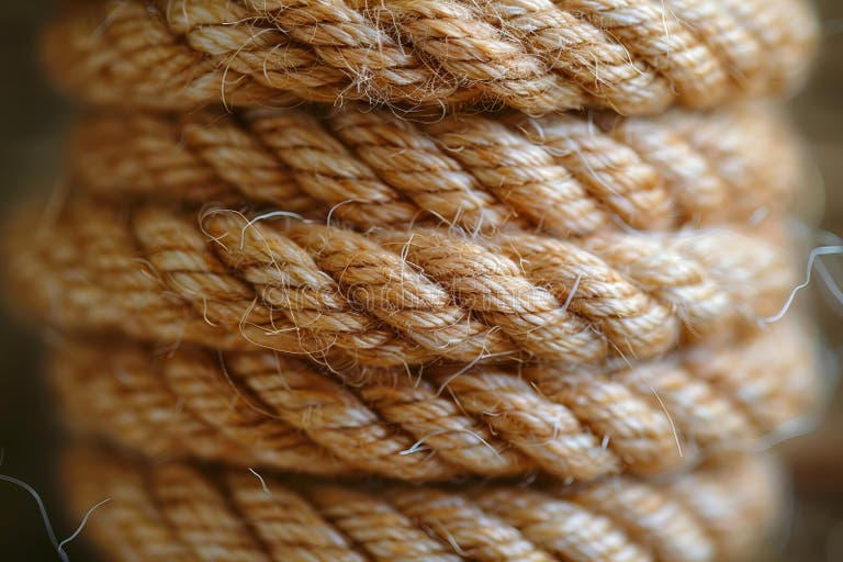 Digital Image of Close Ups of a Bundle of String with a Close View of a ...
