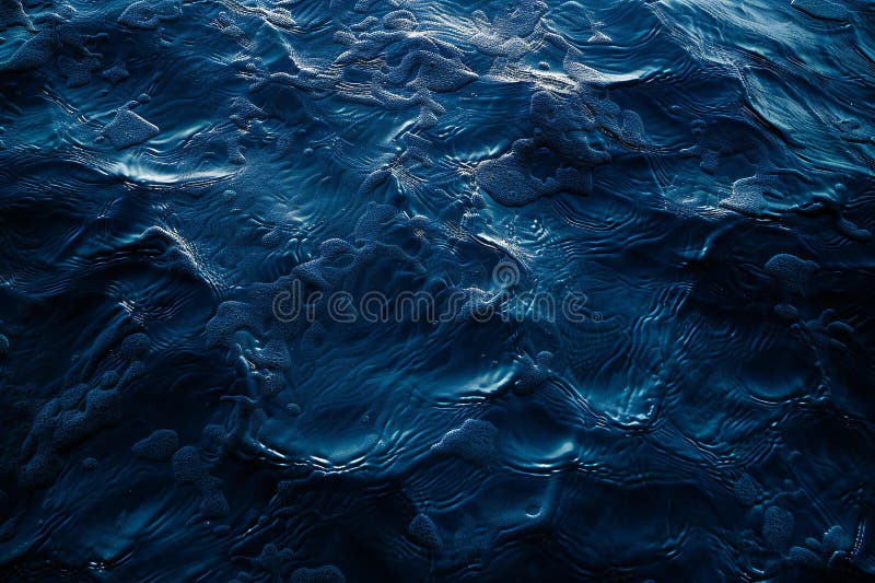 Digital Image of Closeup of the Surface Texture Under Water, with ...