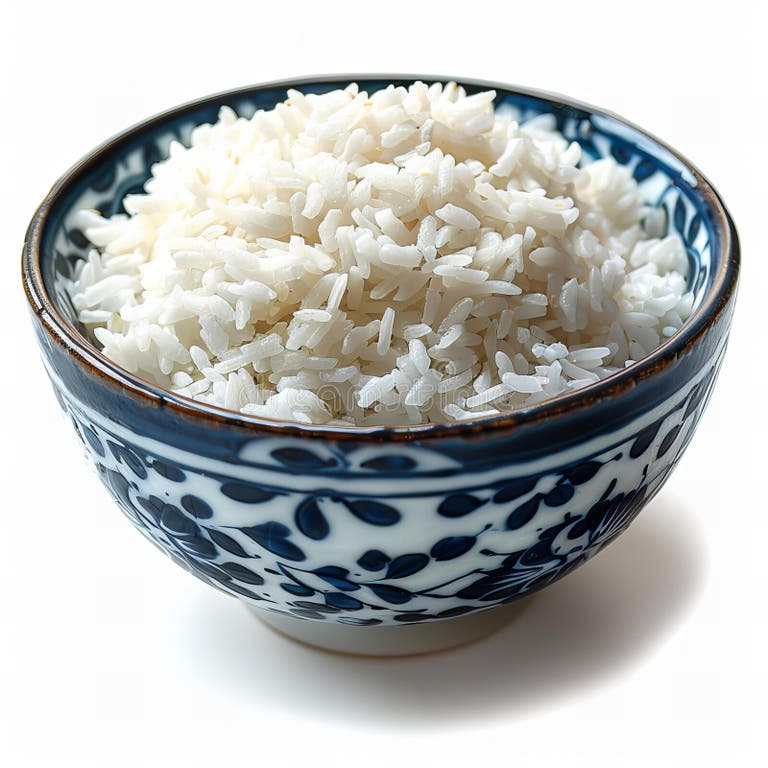 Digital Image of Empty Rice Bowl , Isolated on White Background , High ...