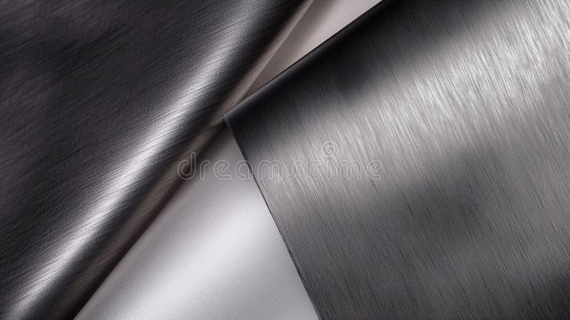 Dark Brushed Metal Texture with Soft Reflections Stock Illustration ...