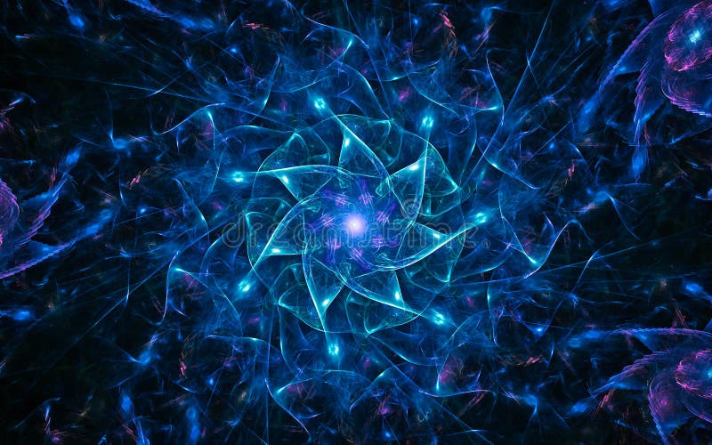 Digital Image Generated on a Computer Consisting of Beautiful Abstract ...