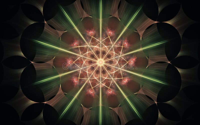 Digital Image Generated on a Computer Consisting of Beautiful Abstract ...