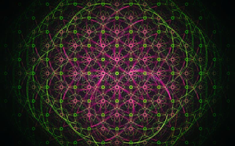 Digital Image Generated on a Computer Consisting of Beautiful Abstract ...