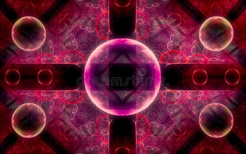 Digital Image Generated on a Computer Consisting of Beautiful Abstract ...