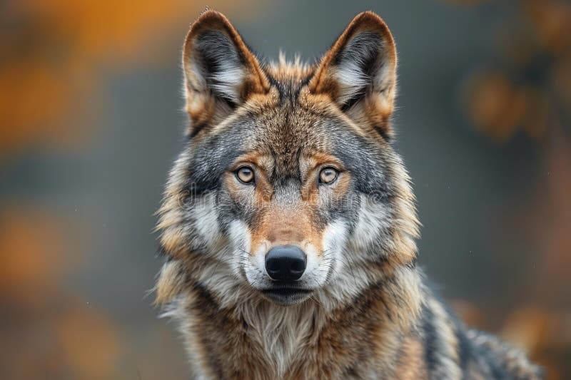 Digital Image of Grey Wolf in Gray Background Image , High Quality ...