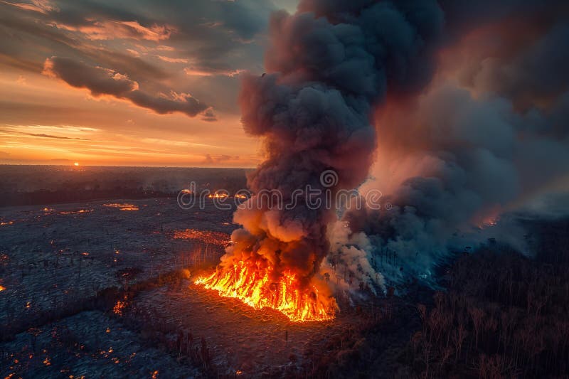 Epic Burning Rainforest Stock Illustrations – 4 Epic Burning Rainforest ...