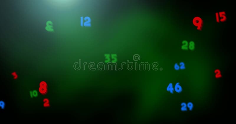 Numbers Floating Stock Illustrations – 1,030 Numbers Floating Stock ...