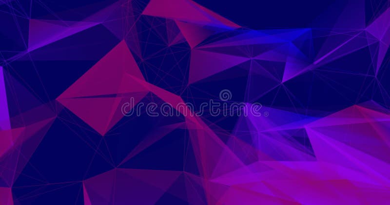 Digital Image of Multicolored Plexus Networks Moving Against Blue ...