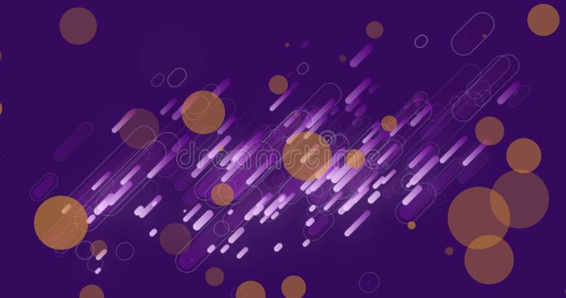 A Digital Image of Multiple Purple Light Trail Abstract Shapes Moving ...