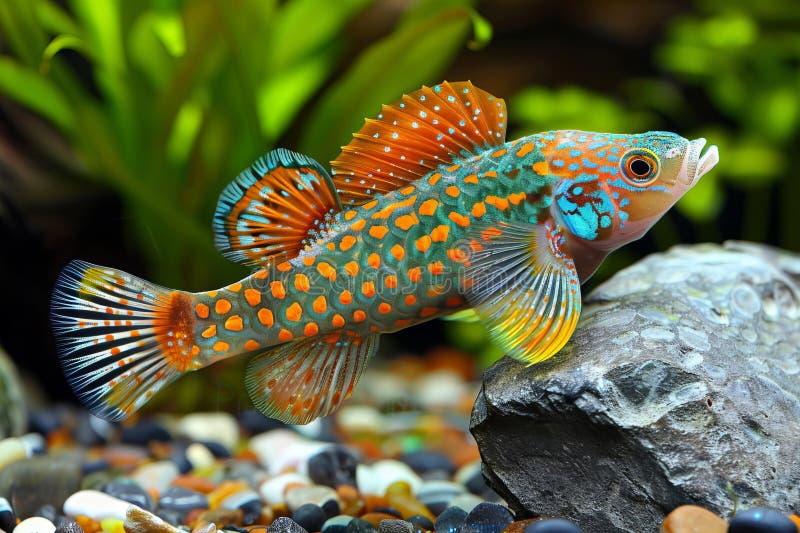 Digital Image of Peacock Gudgeon Fish Drawing , High Quality, High ...