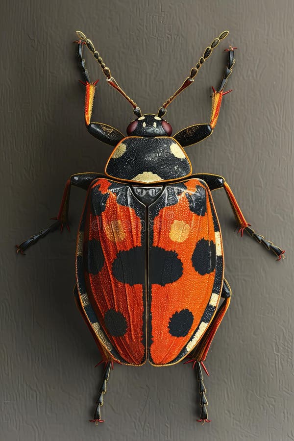 Digital Image of Picasso Bug Icon Design, Isolaled on White Background ...