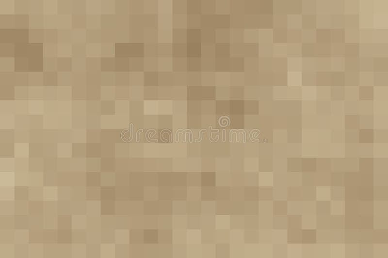 Digital Image Rasterisation Backdrop: Close Up of Coffee Color Pixels ...