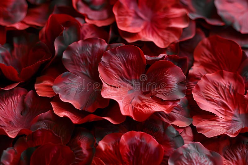 Digital Image of Red Heart Shaped Heart Shaped Rose Petals, High ...
