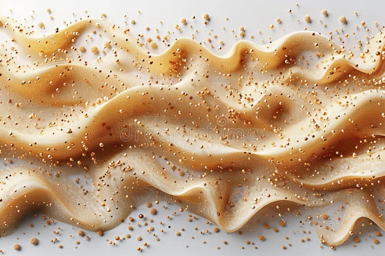 Digital Image of Sand Particles on White Background, Simple ...