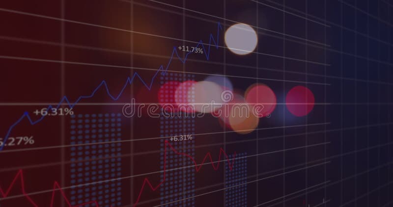 Digital Image of Statistical Data Processing Over Spots of Light ...