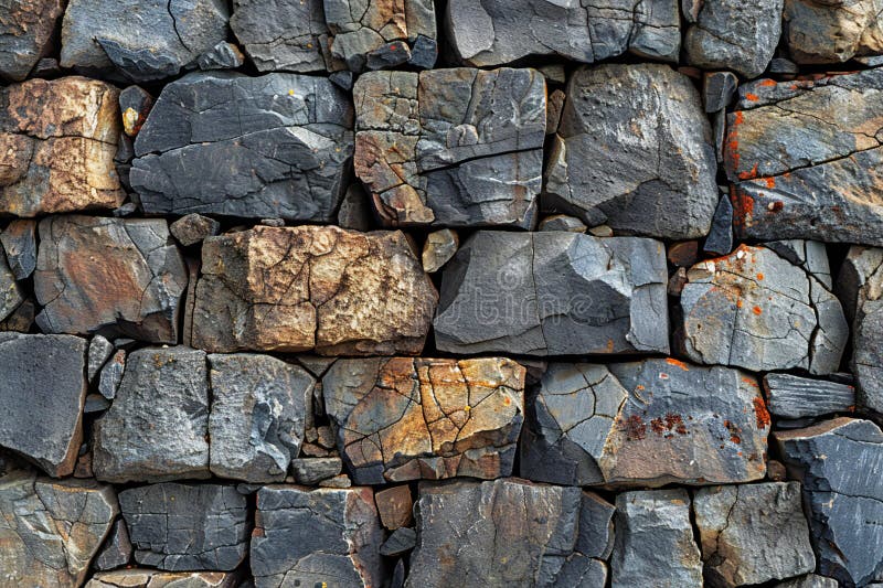 Digital Image of Stone Wall with Broken Stones Texture, High Quality ...