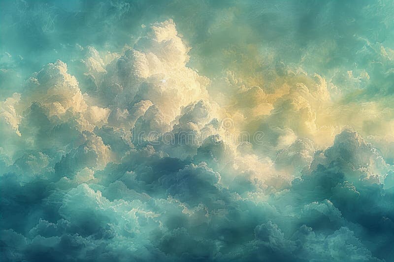 Digital Image of White and Blue Sky Color Cloud, High Quality, High ...