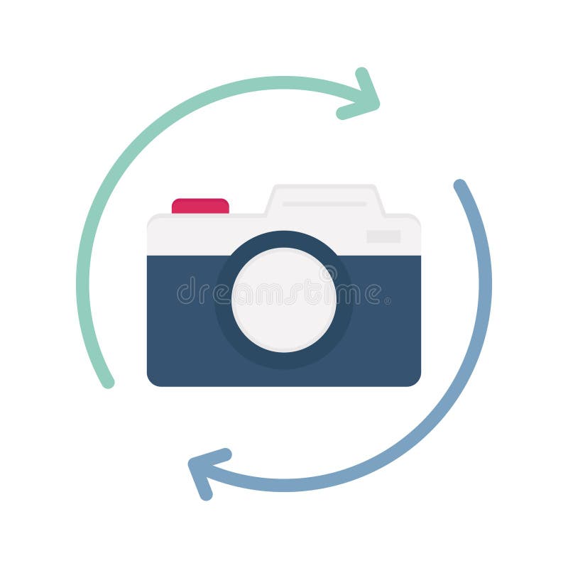 Digital Imaging Flat Inside Vector Icon Which Can Easily Modify or Edit ...