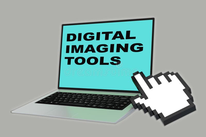 Digital Imaging Tools Concept Stock Illustration - Illustration of ...