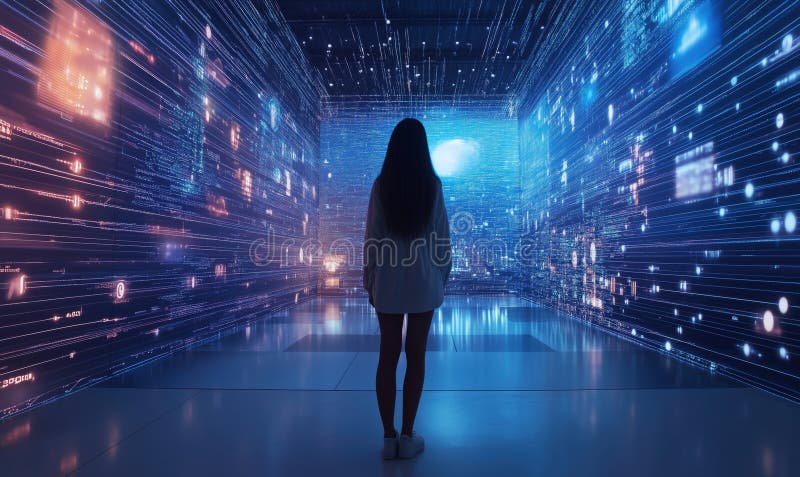 Digital Immersion Experience with Data Streams and Light Effects in ...