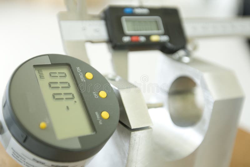 Digital indicator stock image. Image of focus, industry - 9750317