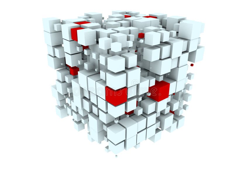 Information Cube stock illustration. Illustration of grouped - 22310249