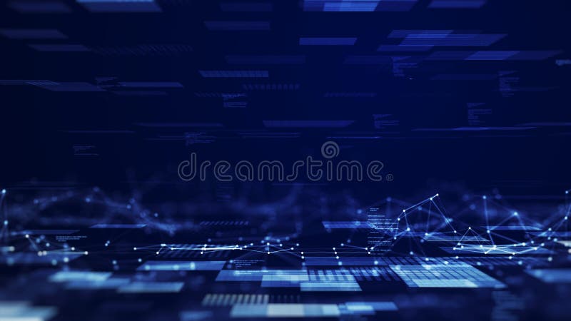 Digital Information Technology Concept. Cybersecurity and Protection ...