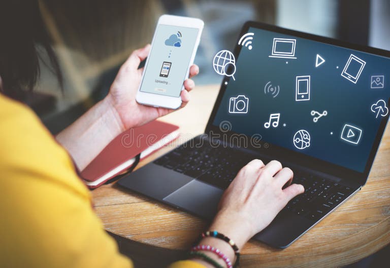 Digital Innovate Electronics Network Concept Stock Image - Image of ...