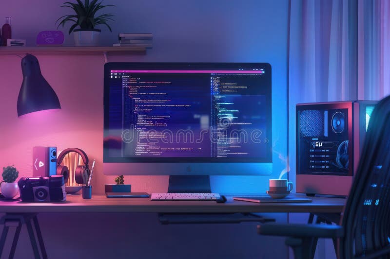 Digital Innovation. Concept of Coding and Technology Advancement Stock ...