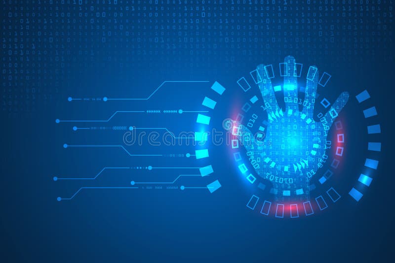 Digital Innovation and High Tech Technological Abstract. Stock Vector ...