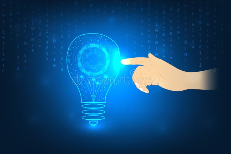 Digital Innovation and High Tech Technological Abstract. Stock Vector ...